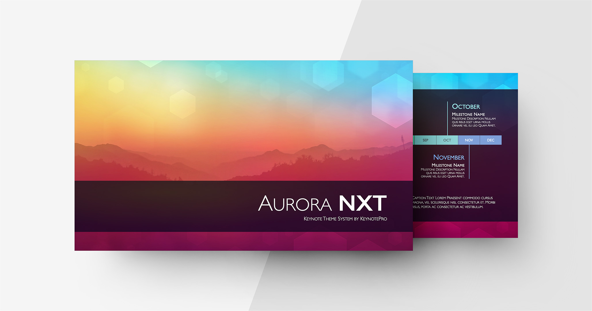 Aurora NXT | Keynote Theme and Template System by KeynotePro